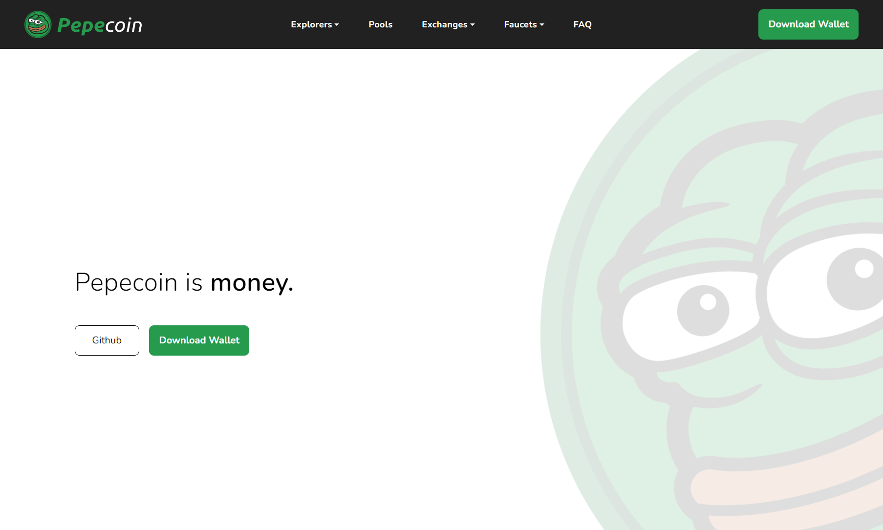 Pepecoin - Open Source Decentralized Digital Frog Money